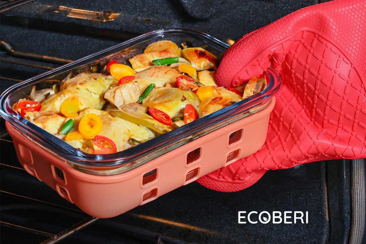 Reheat with Ease: Microwave & Oven-Safe Glass Containers – Ecoberi